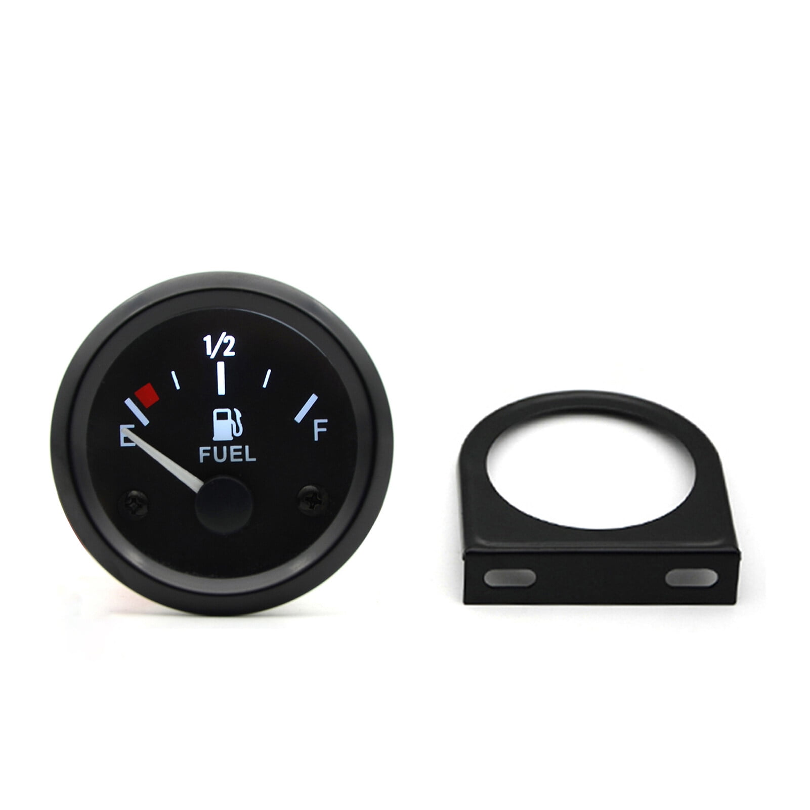 2'' 52mm Fuel Level Gauge, Pointer 12V Car Fuel Tank Meter with LED ...