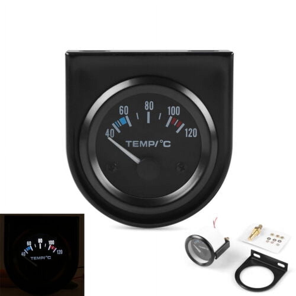 2'' 52mm Pointer LED Universal Car Water Temperature Temp Gauge 40-120 ...