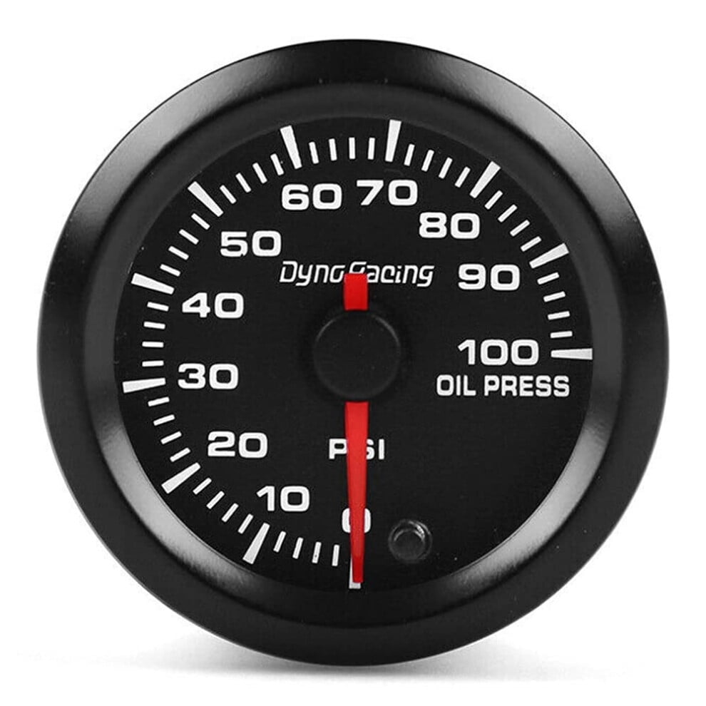 2" 52mm Universal Car 7 Colors LED PSI Oil Pressure Gauge Meter Sensor ...