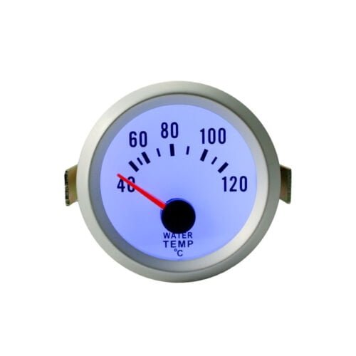 2" 52mm Universal Car Pointer LED Water Temp Temperature Gauge Meter 40 ...