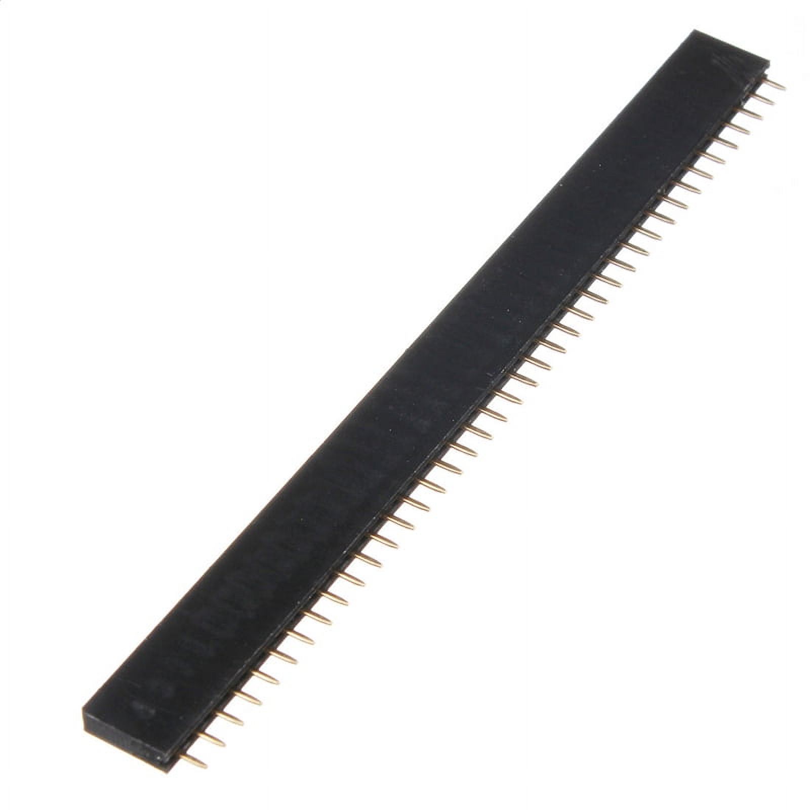 2.54mm 40Pin Female Socket Pin Header Strip 1x40P Single Row Straight ...