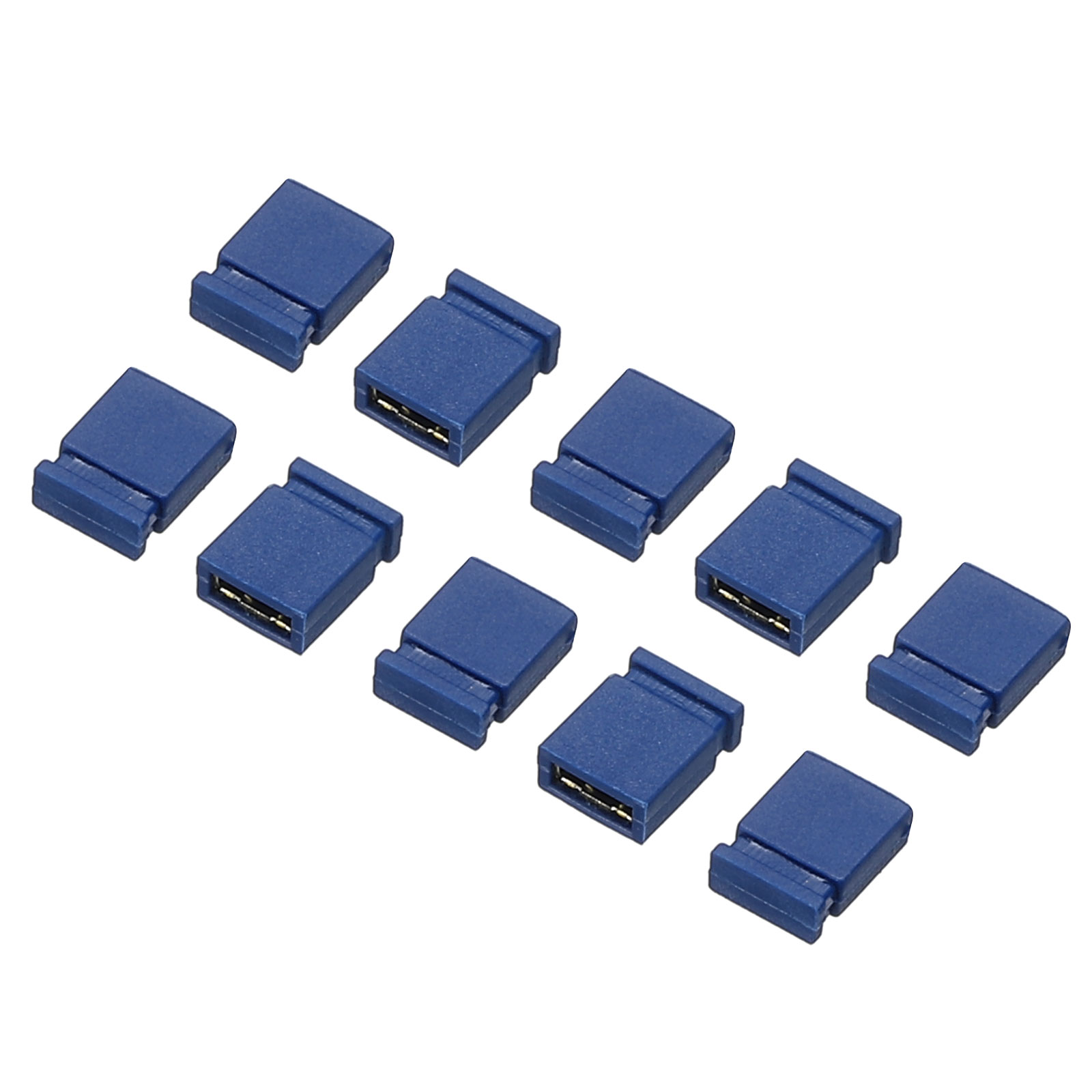 2.54mm Closed Short Circuit Cap Jumper Cap Blocks Connector, Blue 20 ...