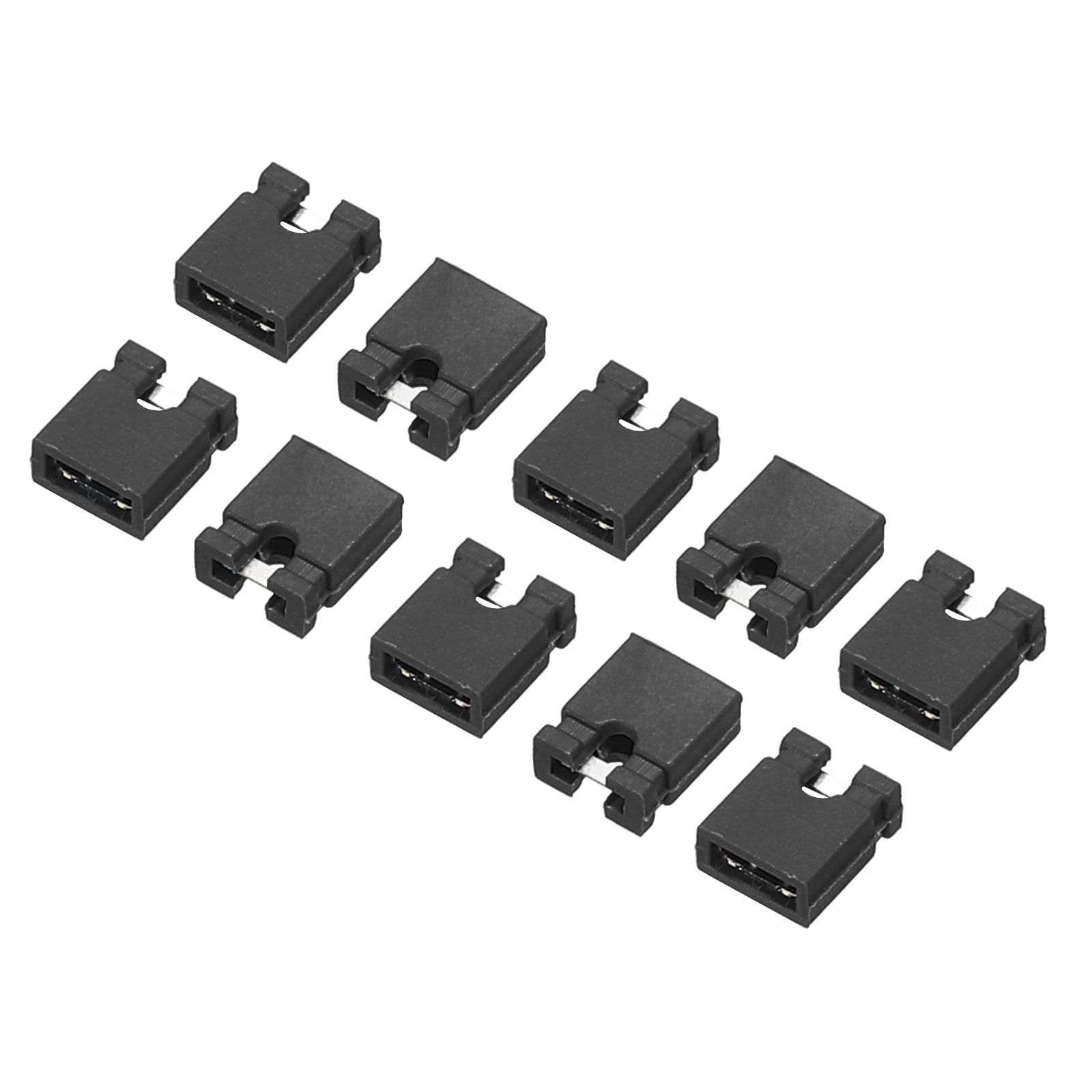 2.54mm Jumper Caps Shunts Short Circuit Connection Pin Blocks, Black ...