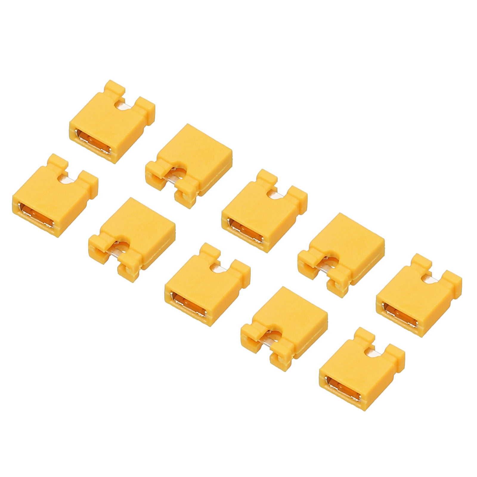 2.54mm Jumper Caps Shunts Short Circuit Connection Pin Blocks, Yellow ...