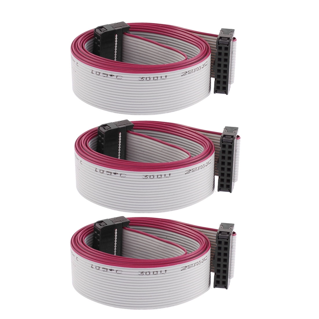 2.54mm Pitch 2x8 Pin IDC Flat Ribbon Cable 100cm Length 3 Pcs - Walmart.com