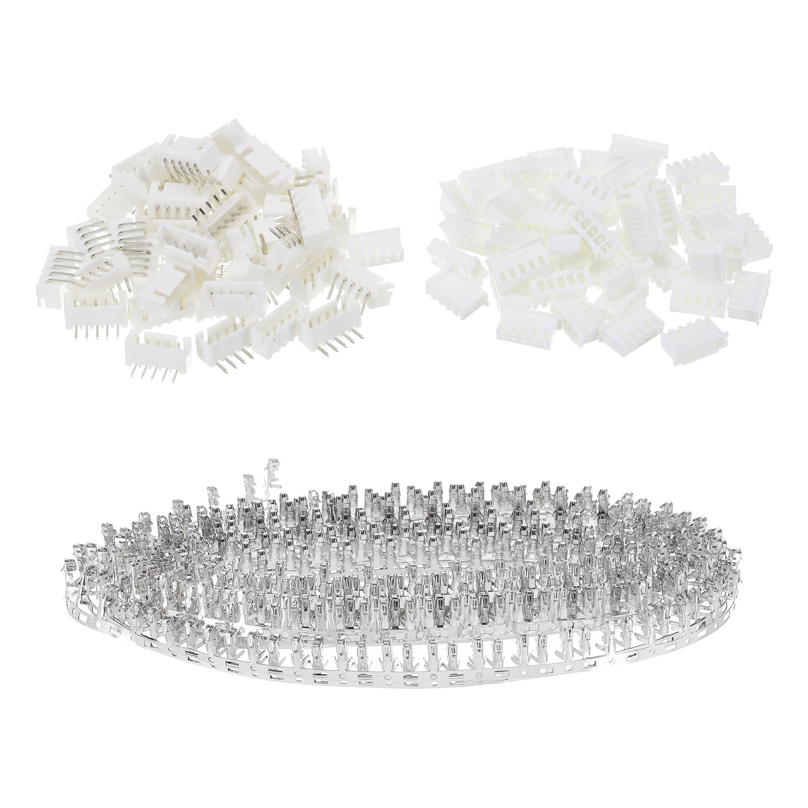 2.54mm Pitch Connector Kit 5 Pin Male Female Header Right Angle Socket ...