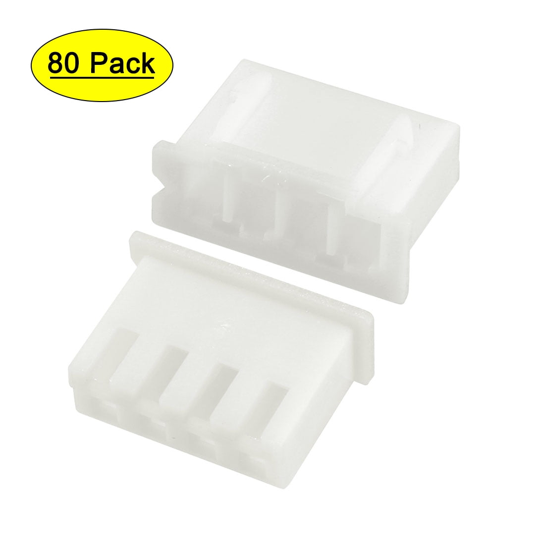 2.54mm XH2.54-4P Connector Kit Pin Housing 4Pin 3A ,80pcs - Walmart.com