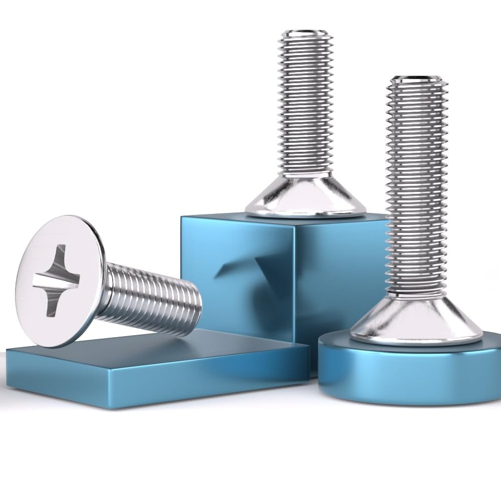 2#-56 * 1(50pcs) Flat Head Machine Screws, 304 Stainless Steel (18-8 ...