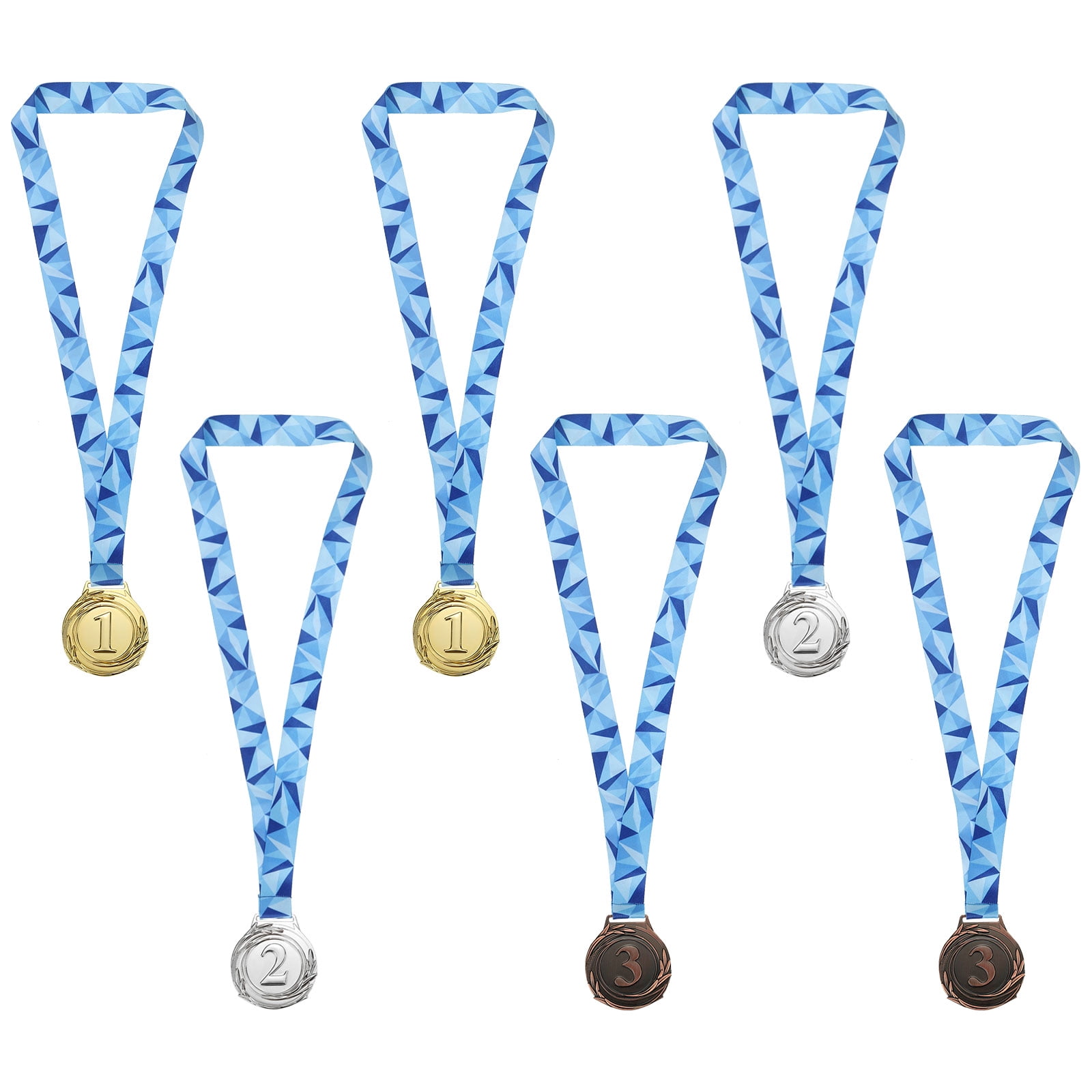 2.56" Gold Silver Bronze Winner Award Medals Style Medals 1st 2nd 3rd ...