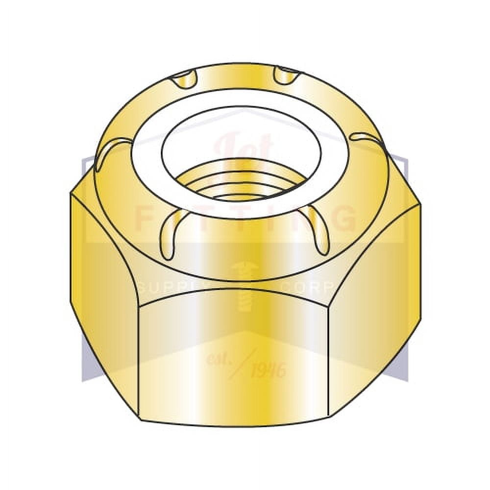 2-56 Nylon Insert Hex Lock Nut (Stop Nut) | Light Hex, Standard Height ...