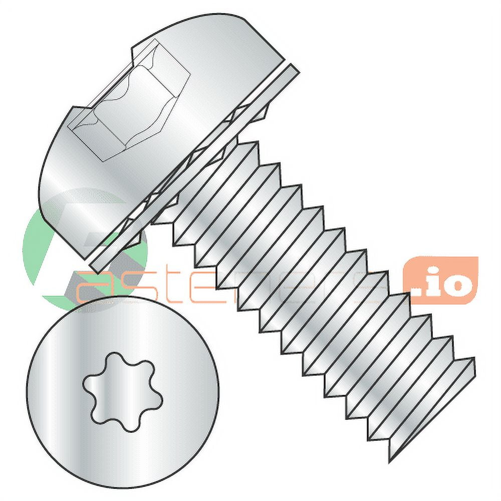 2-56 x 5/16" SEMS Screws / Internal Tooth Washer / Six-Lobe (Torx ...