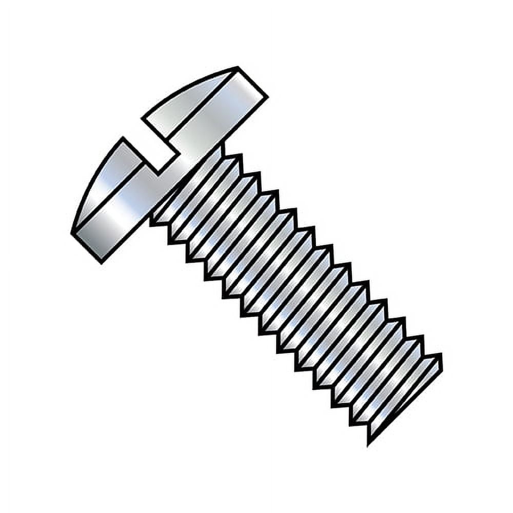 2-56X1/2 Slotted Binding Undercut Machine Screw Fully Threaded Zinc ...
