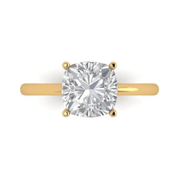 Double Decker Stunning Modern Engagement Ring Promise Ring Moissanite ...