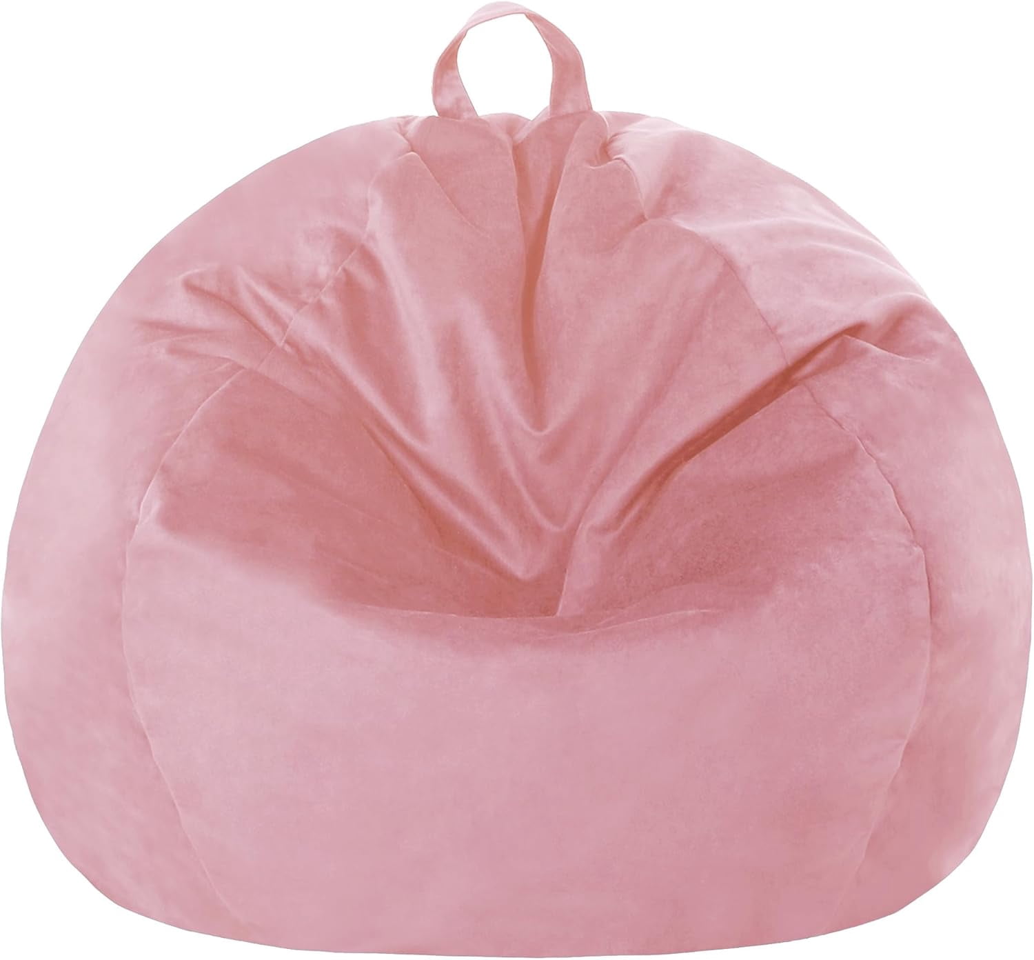 2.5FT Portable Bean Bag Chair(Soft Pink),Small Bean Bags with Washable ...