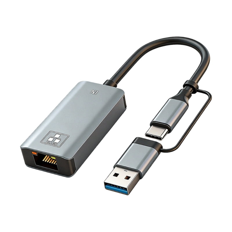 2.5G Ethernet Adapter Type C/USB to RJ45 Supporting Ethernet Networking ...