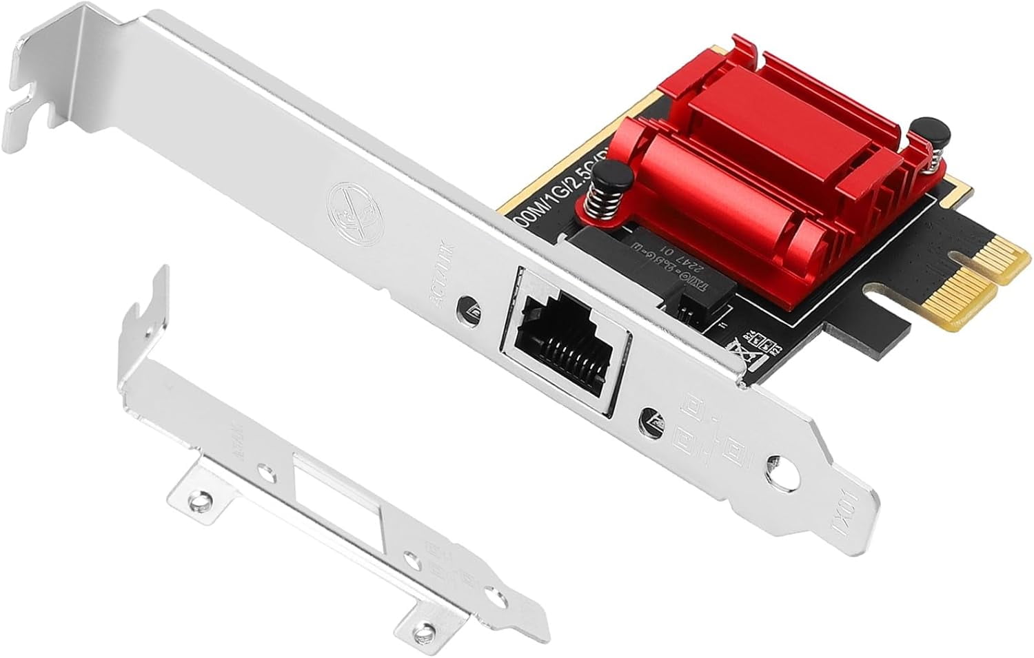 2.5Gb PCIe Network Adapter Realtek RTL8125B, 2500/1000/100Mbps Gigabit ...