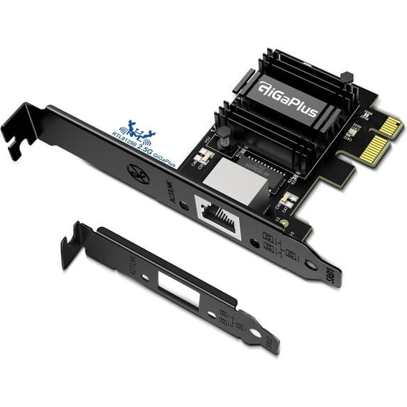 2.5Gb PCIe Network Card, 2500Mbps Ethernet Interface Adapter, with ...