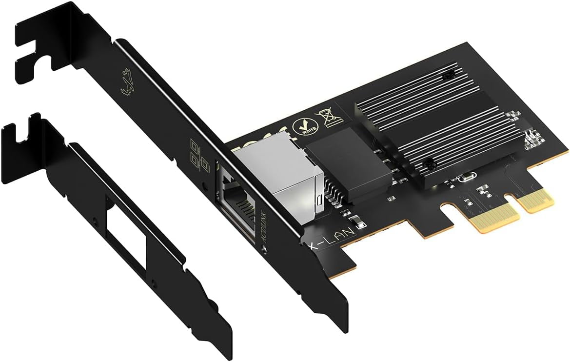 2.5Gb PCIe Network Card with I226-V Chip, 2.5GBase-T Adapter NIC, 3.1 ...