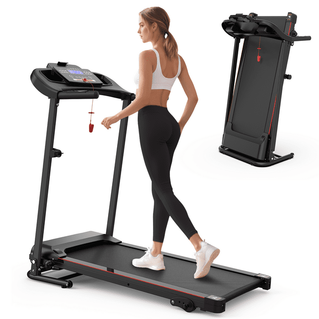 0722S 2.5HP Foldable Electric Treadmill, Compact Running Walking ...