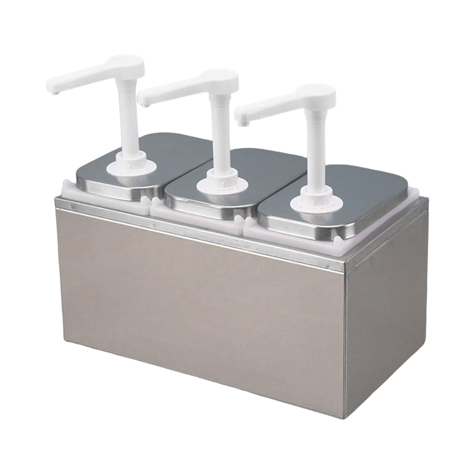 2.5L Manual Sauce Dispenser Pump Dispenser, Sauces Syrups Salad ...