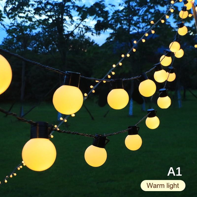 2.5M 10 Bulbs LED Garland Fairy String Lights White Wedding Christmas ...