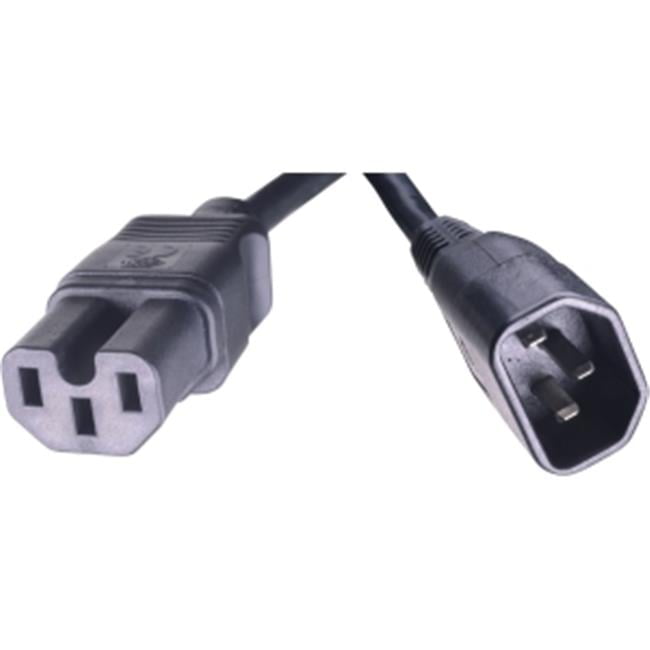 2.5M C15 to C14 Power Standard Power Cord - Walmart.com