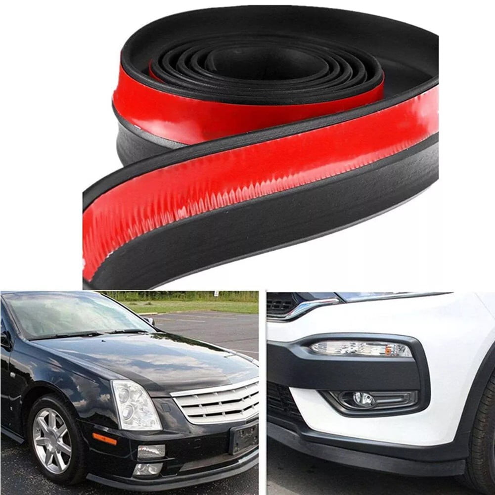 2.5M Flexible Car Front Bumper Lip Splitter Body Spoiler Chin Skirt for ...