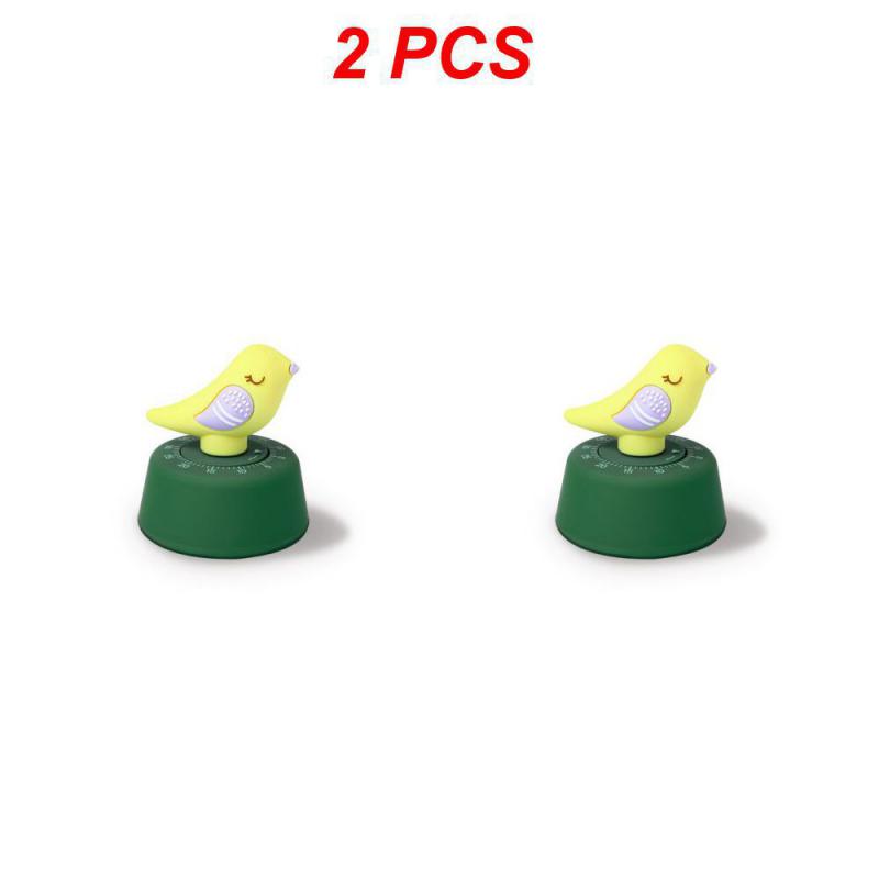 2/5PCS Bird Timer Reminder Countdown Stopwatch Alarm 60 Minute Kitchen ...