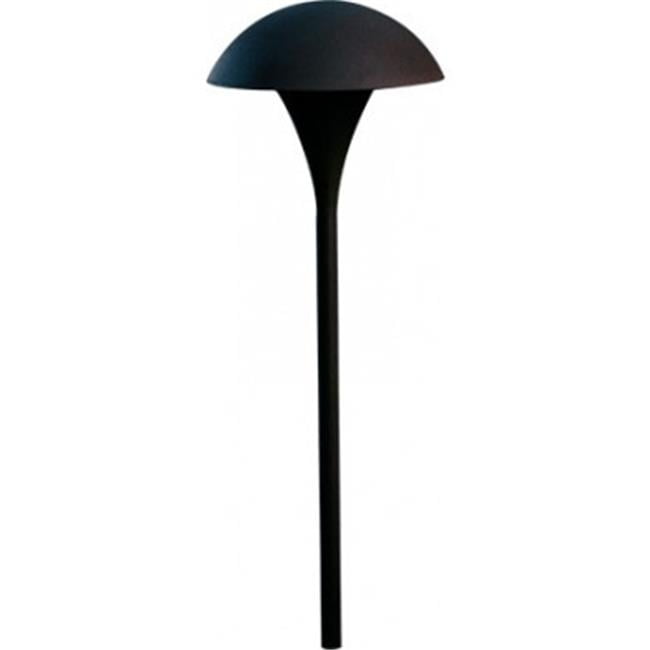 2.5W & 12V JC-LED Large Top Mushroom Path Light - Black - Walmart.com