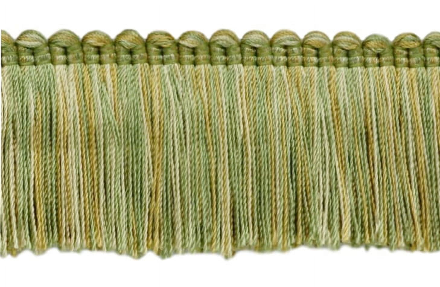 2" (5cm) Alexander Collection Brush Fringe Trim # 0200AXB,, Lemongrass ...