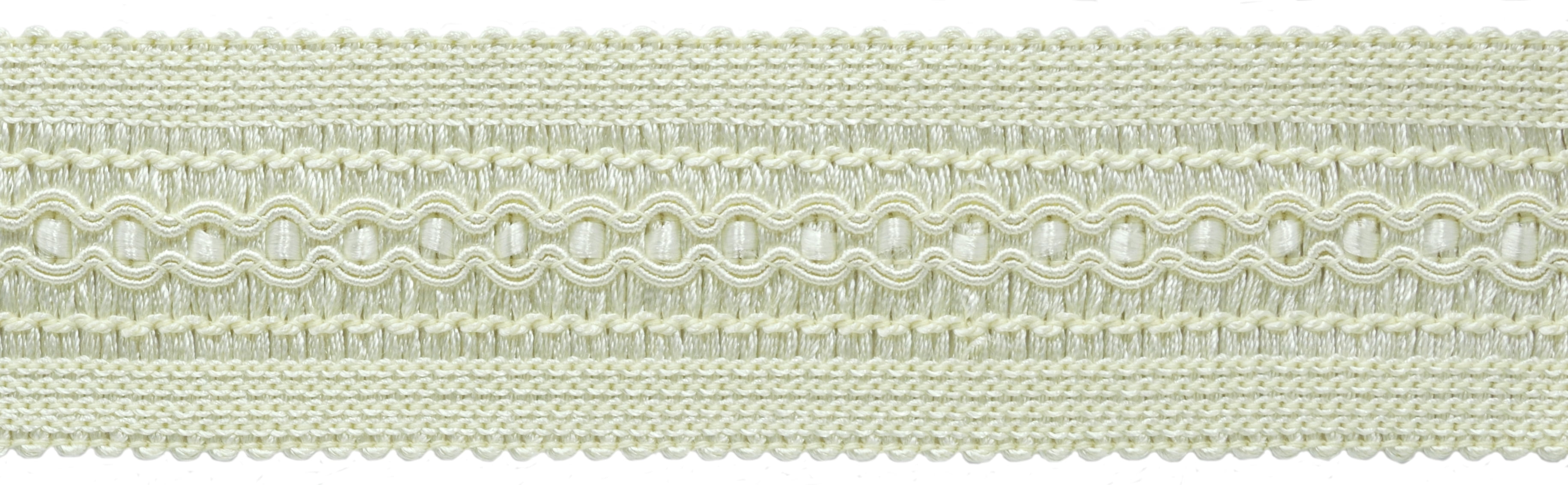 2" (5cm) Basic Trim Collection Solid Wide Gimp Braid Trim # 0200SG, Off ...