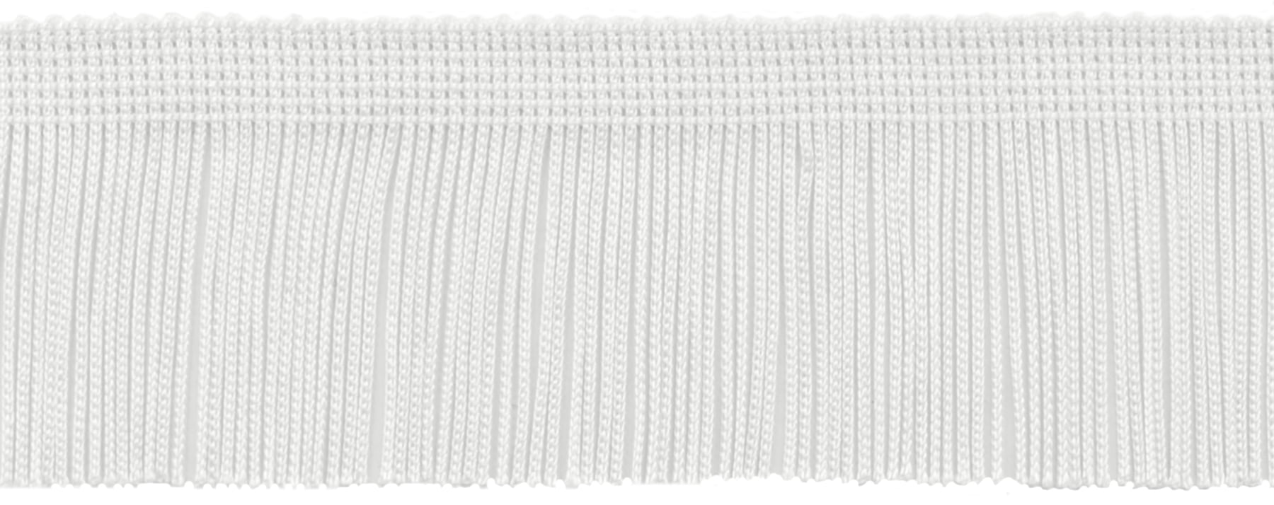 2" (5cm) Chainette Fringe Trim # CF02,, Pure White #A1 (Bright White) 5 ...