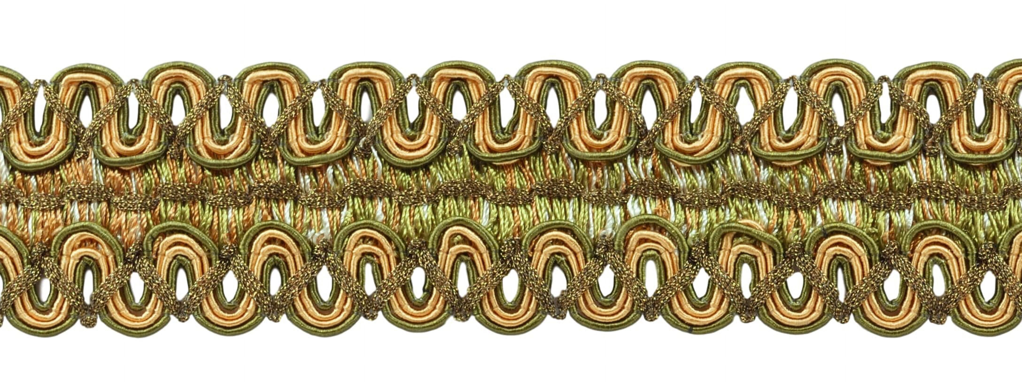 2" (5cm) Wide Noblesse Collection Vintage Gimp Braid Trim # 0200HG ...