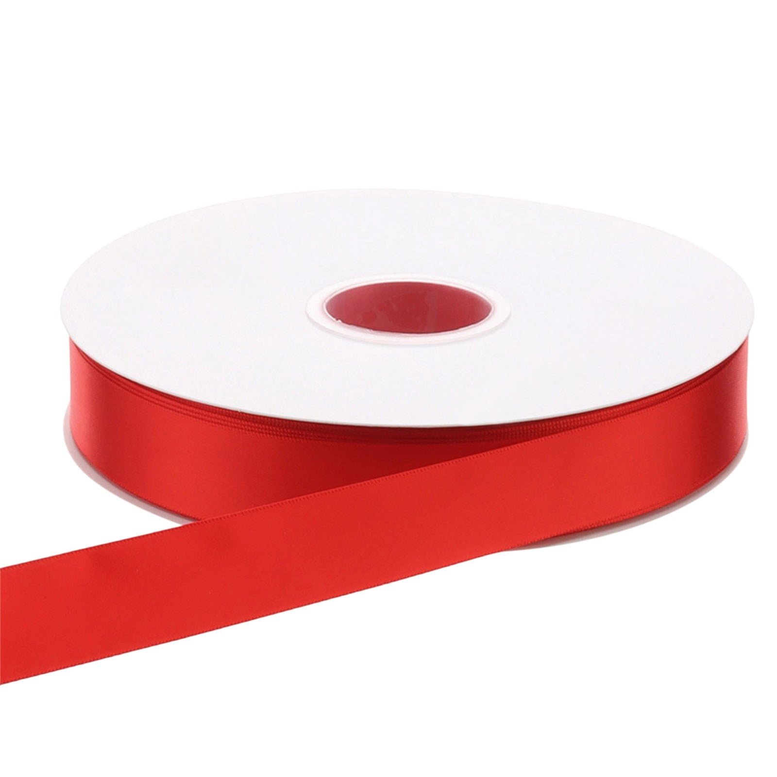2.5cm Wide Satin Ribbon for Crafts & Gifts | 80m Polyester Ribbon Roll ...