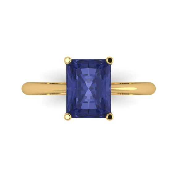 2.0ct Heart Cut Blue Natural Swiss Blue Topaz 14k Yellow Gold Engraving ...