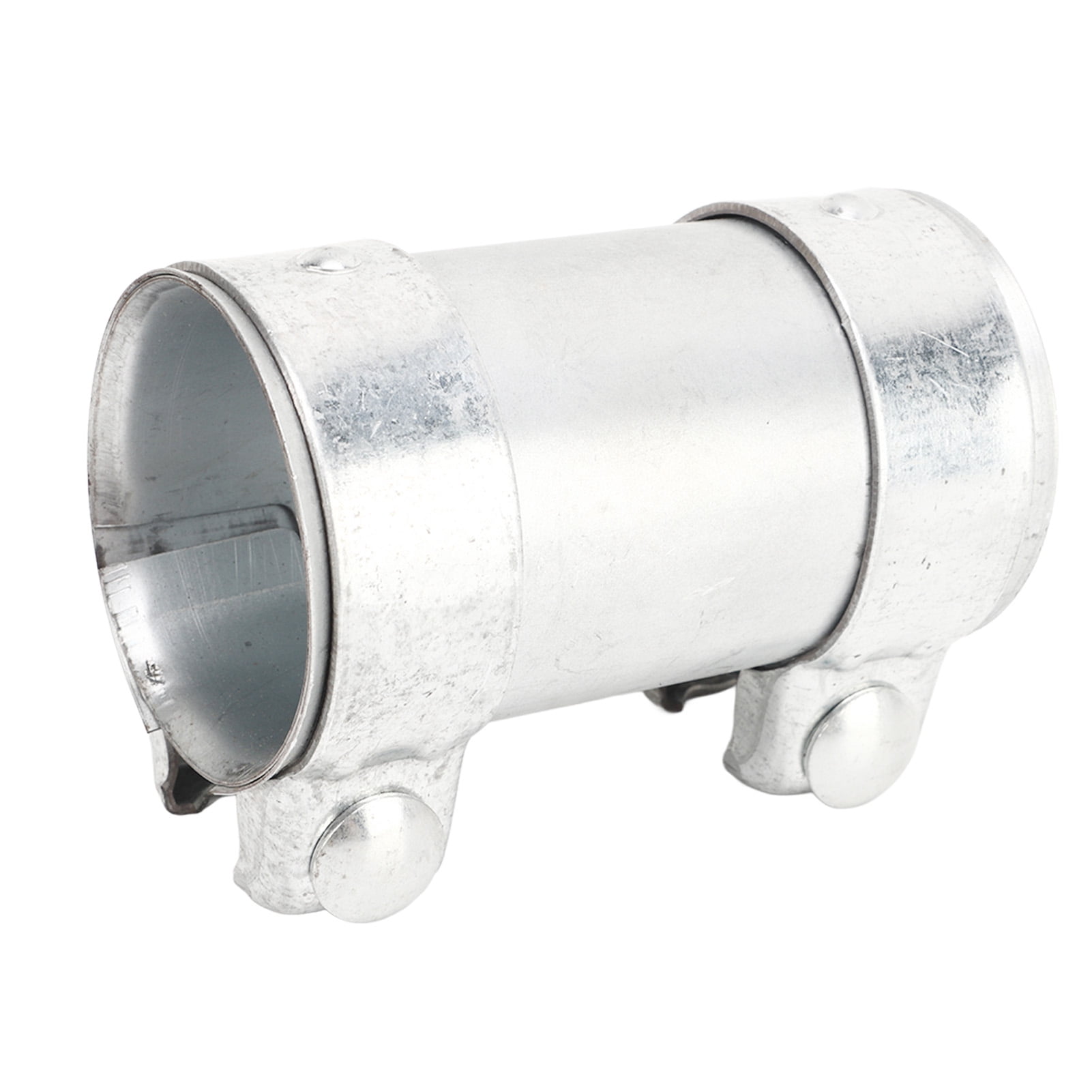 2.5in Exhaust Pipe Connector Joiner Metal Alloy Heavy Duty Clamp Double ...