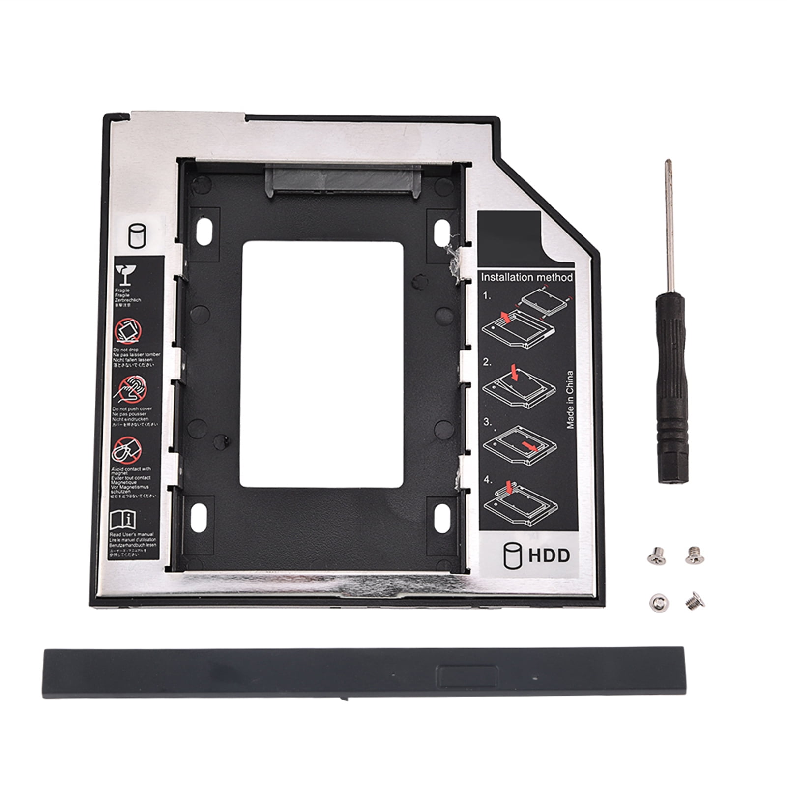 2.5in SATA I II III HDD Internal Hard Disk Drive Cd DVD‑ROM Bracket for ...