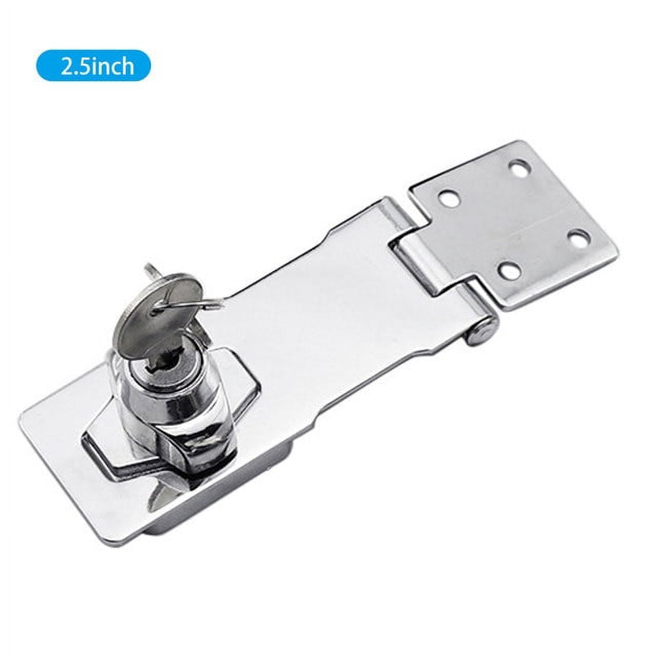 2.5inch Keyed Flip Off Shoulder Bag Twist Padlock Knob Hasp Lock, Hasp ...