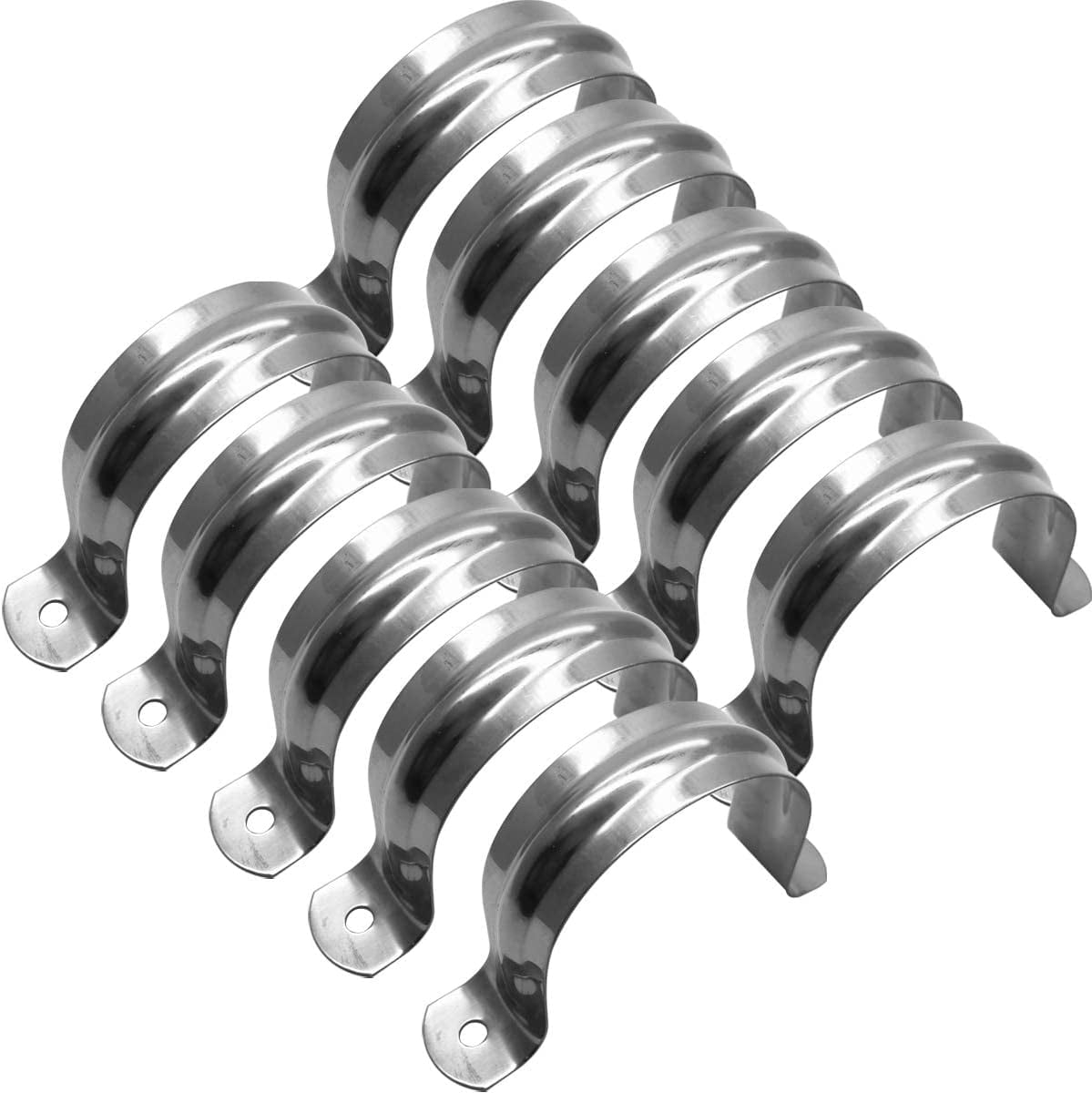 2.5inch Rigid Pipe Strap Clamp-Two Hole Strap-U Bracket Tube Clip ...