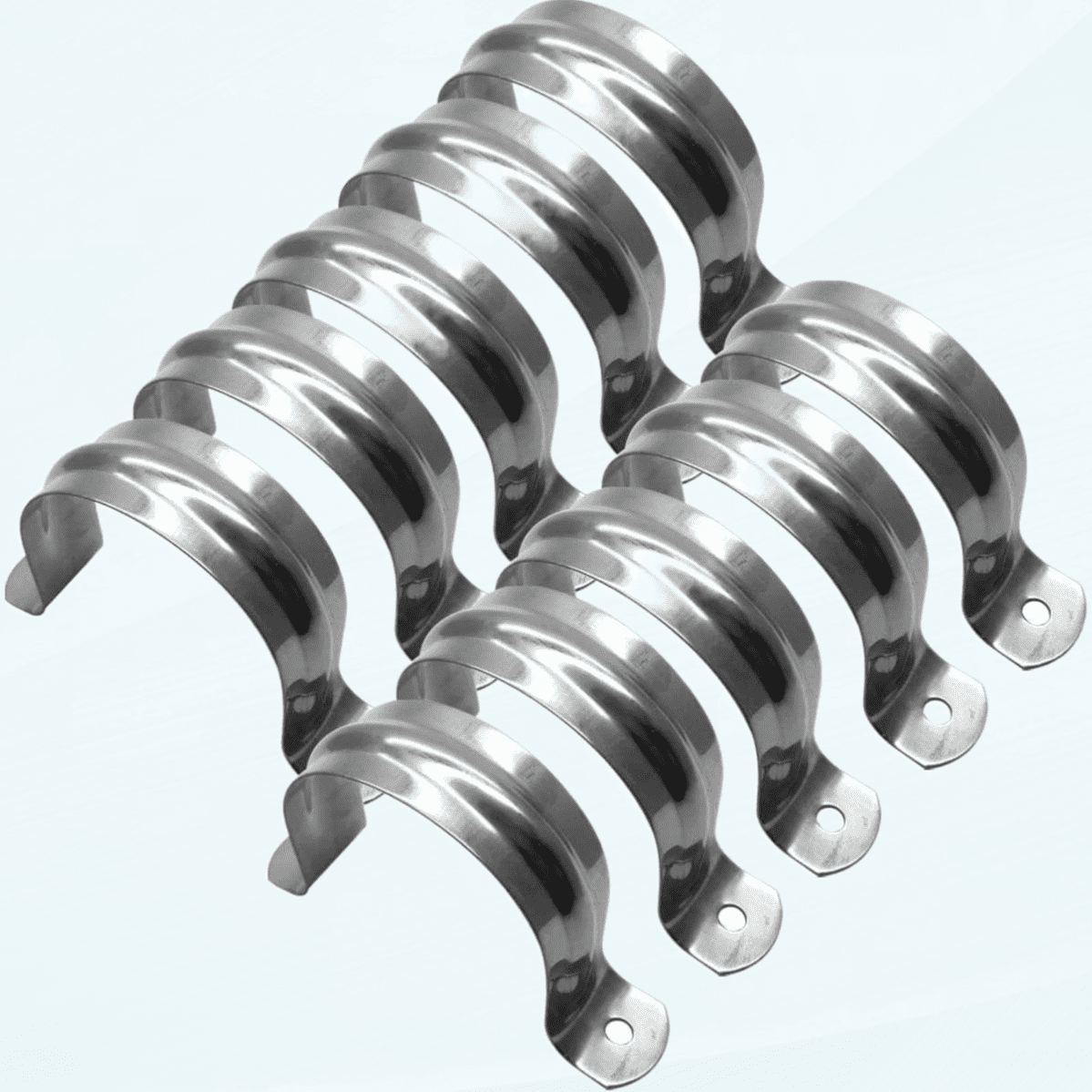 2.5inch Rigid Pipe Strap Clamp-Two Hole Strap-U Bracket Tube Clip ...