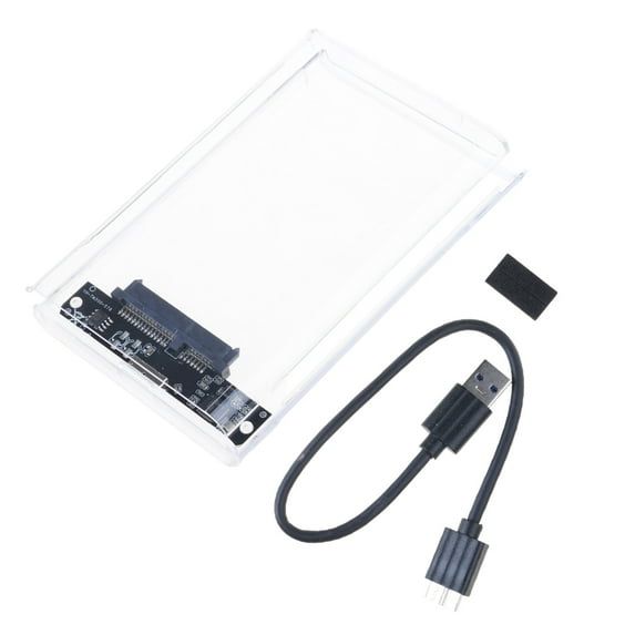 2.5inch USB3.0 Clear Hard disk Housing Case for PC Laptop Notebook Hard ...