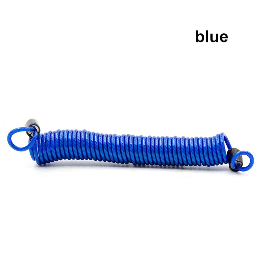 2.5m Bike Tool Disc Brake Scooter Security Reminder Bold Spring Cable Bicycle Lock Rope ...