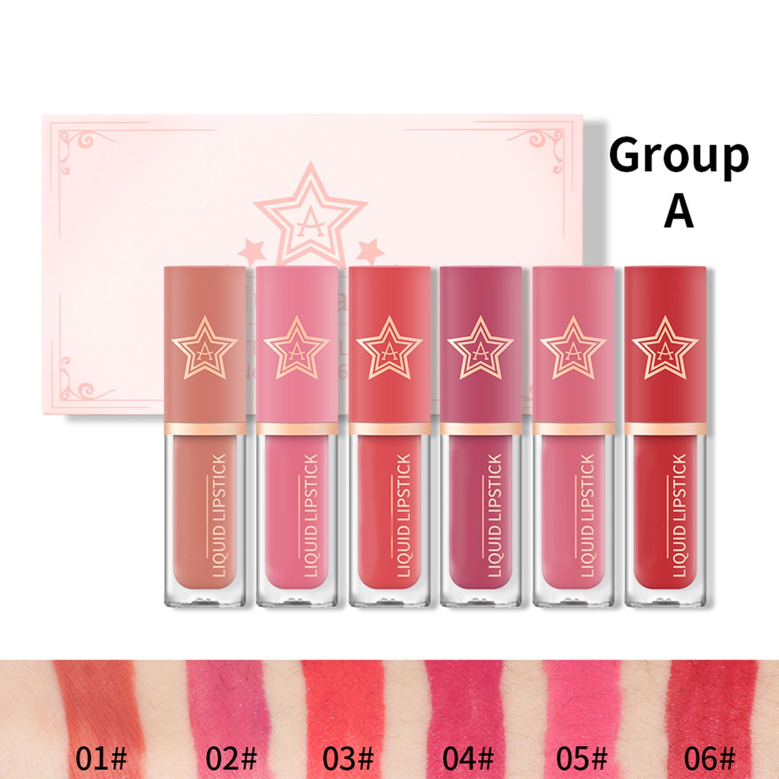 2.5ml X 6 Pcs Lip Stain Set Long Lasting And Non Transferable Velvet ...