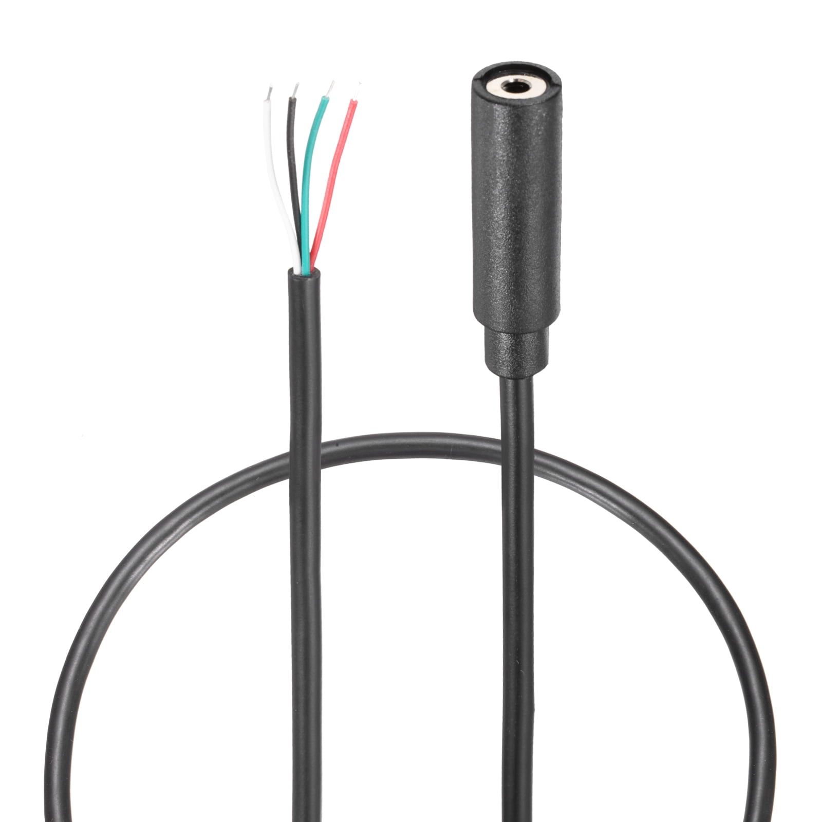 2.5mm Aux Cable Replacement Audio Cable Cord, 0.8ft 4 Pole Female to ...