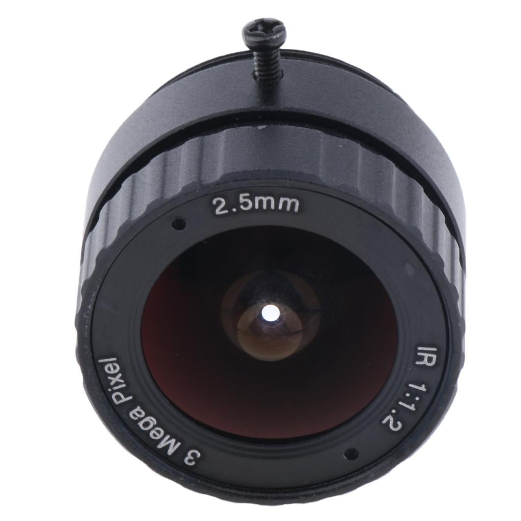 2.5mm F/1.2 3MP (s) Industrial Camera IR Fixed Iris CS Mount Lens /2.5 ...
