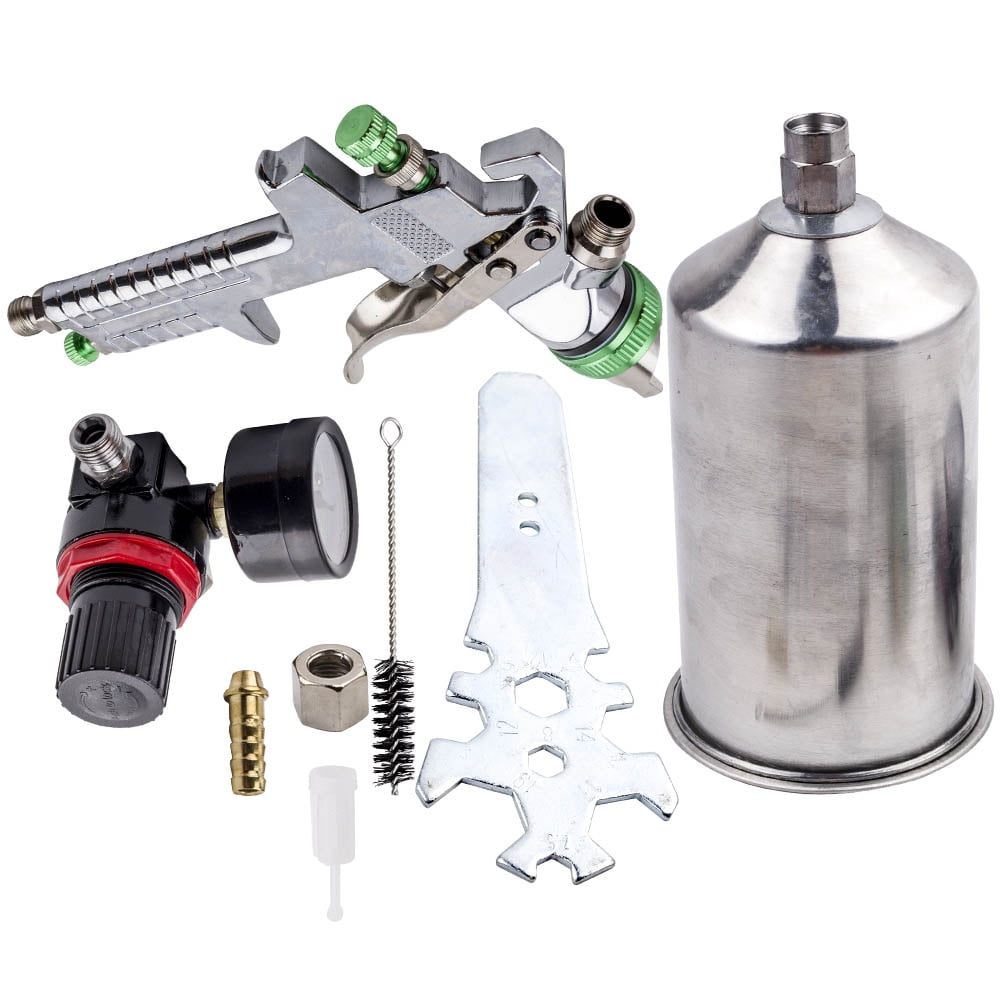 2.5mm HVLP Gravity Feed Air Spray Gun Kit for Automotive Painting | 1L ...