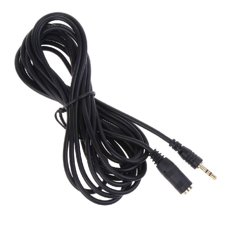 2.5mm Jack Connector Extension Cable Audio Extender Cord AUX Line for ...