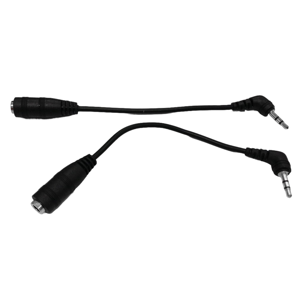 2.5mm Male to 3.5mm Female Sound Extension Cord with AntiInterference ...