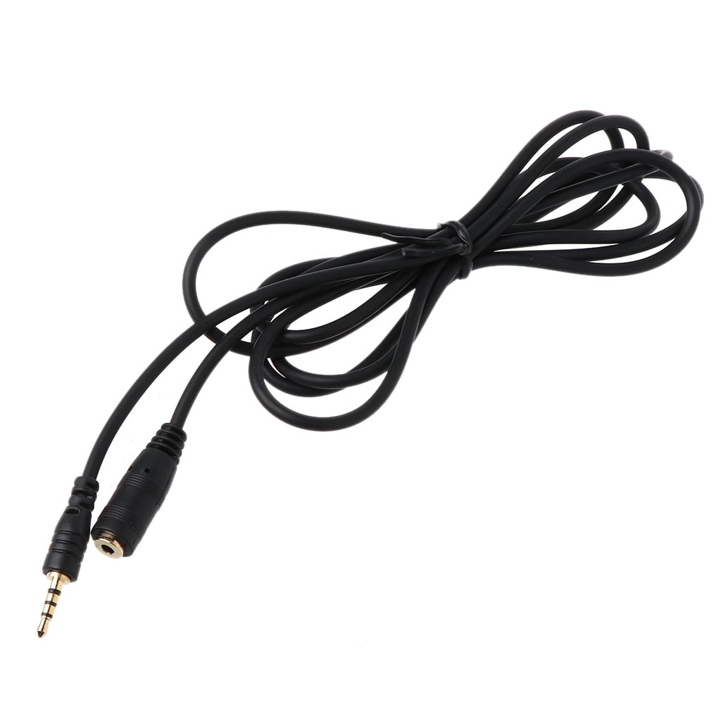 2.5mm Male to Female 4 Stereo Extension Cable Adaptor Cable 150cm ...