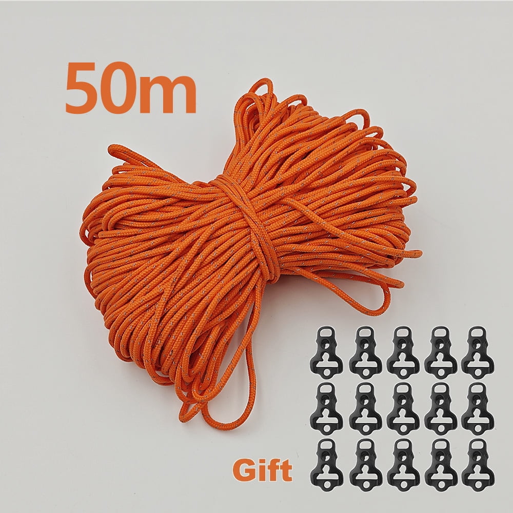 2.5mm Reflective Tent Rope High Strength 20m 25m 50m Multifunction ...
